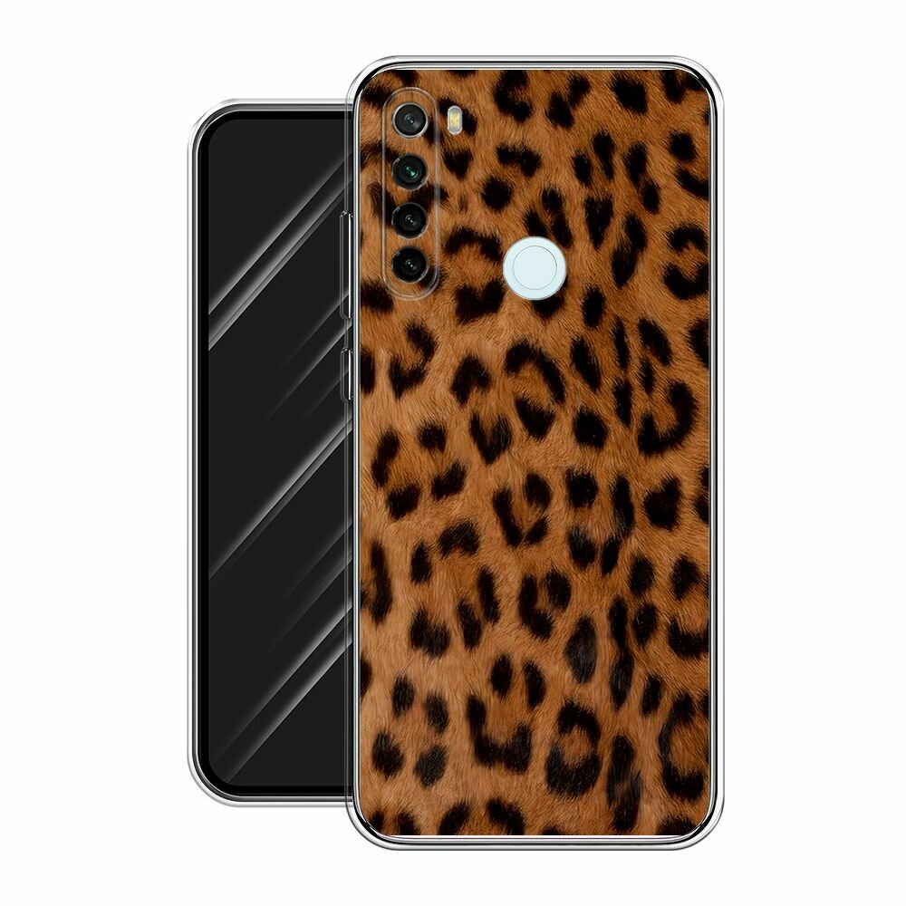 Чехол на Xiaomi Redmi Note 8T / Сяоми Редми Нот 8Т с принтом "Мех леопарда" — фото 1