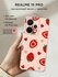 Чехол на Realme 15 Pro / Реалми 15 Про с принтом "Heart strawberries 1 - 14 февр...