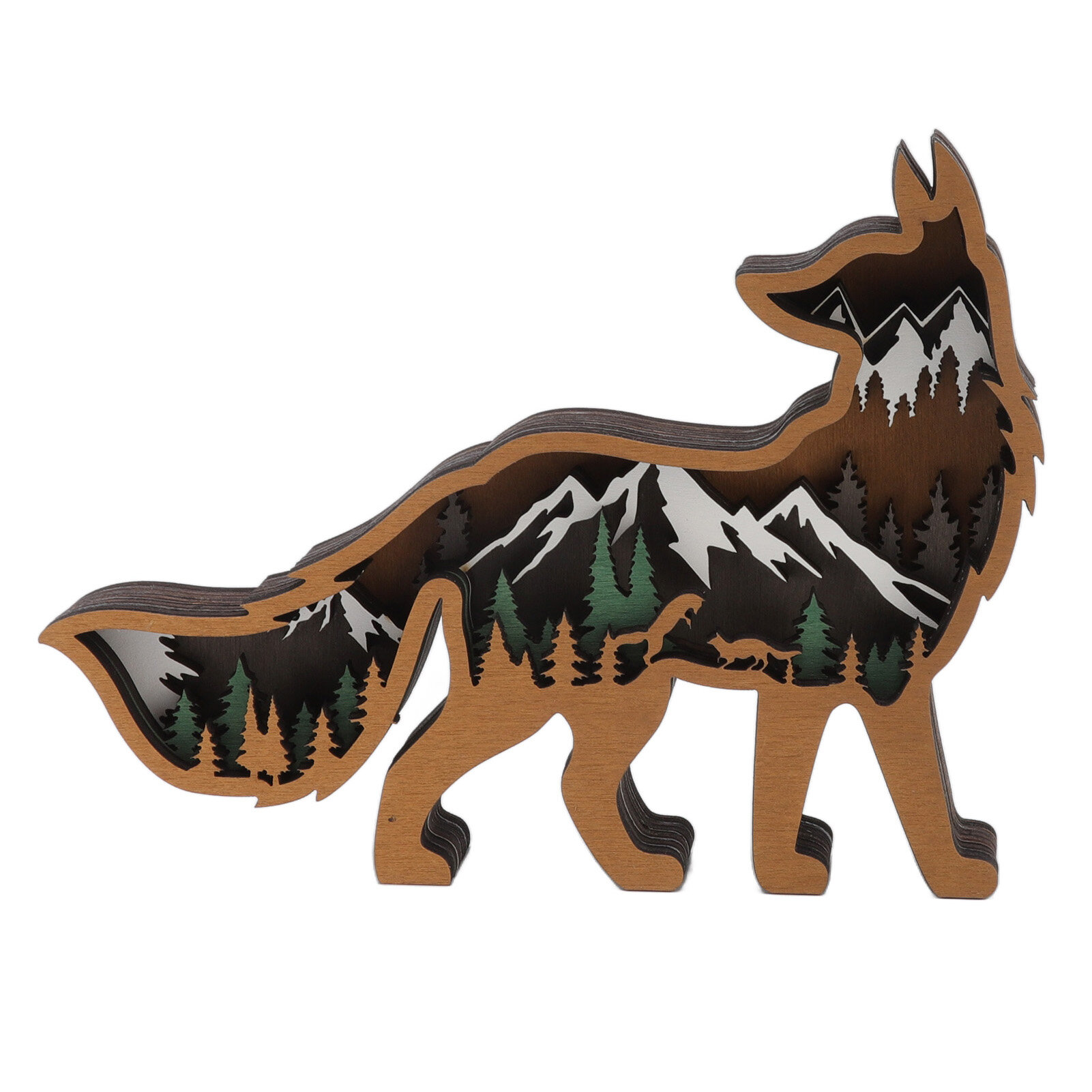 Деревянная статуя животного Самшит без заусенцев, гладкая поверхность, тонкая работа, домашний декор, поделки для рабочего стола