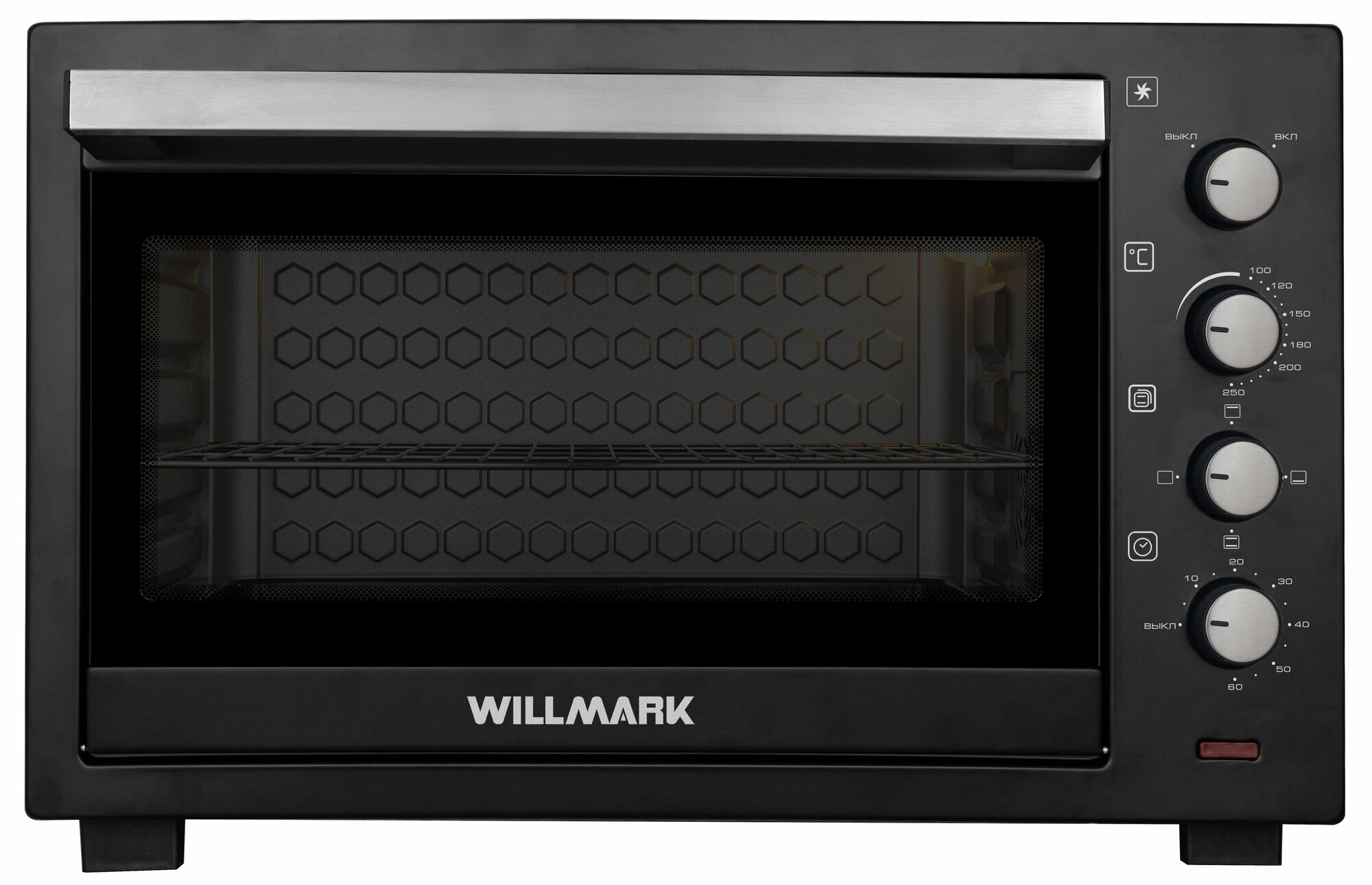 Мини-печь WILLMARK WOC-805BL черный