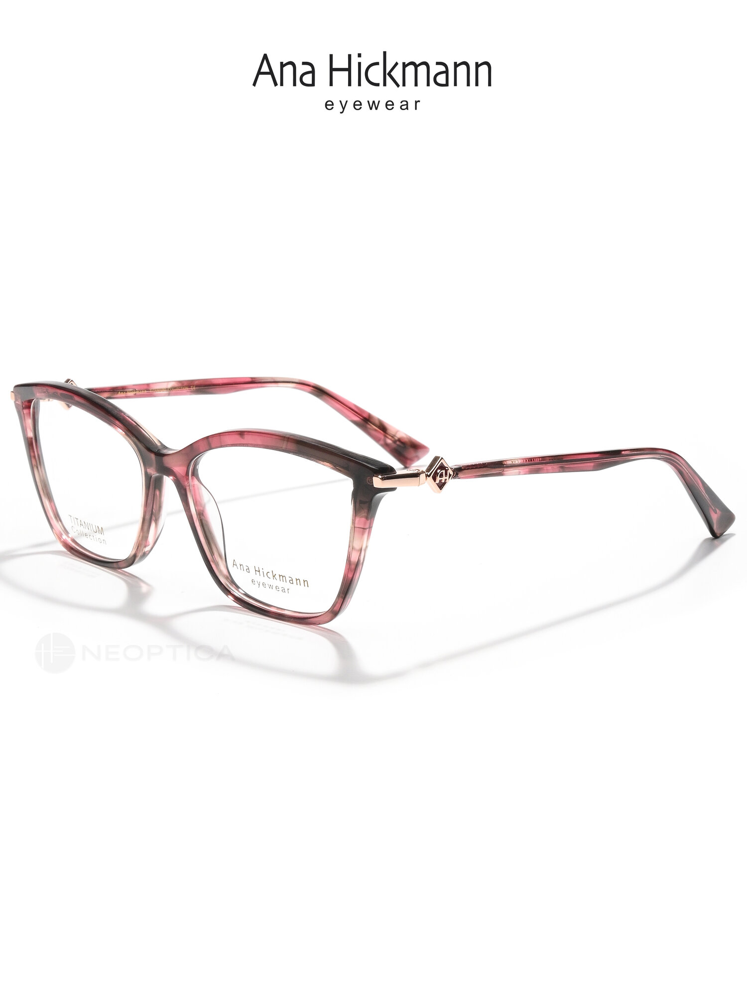 Женская оправа Ana Hickmann AH6539T E01 размер 52