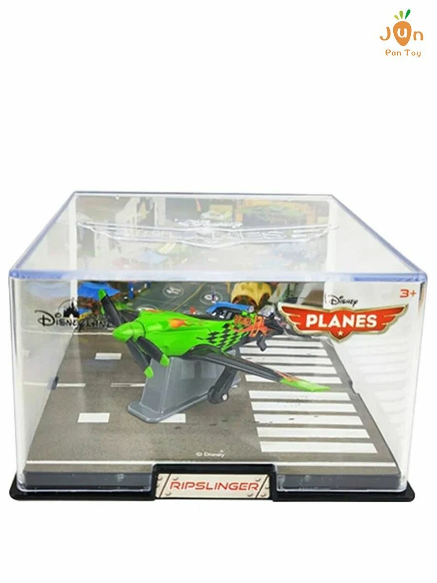 Самолеты дисней Disney Store Planes Ripslinger Toy Set / Детский Классический Анимационный Игрушечный Самолетик С витриной