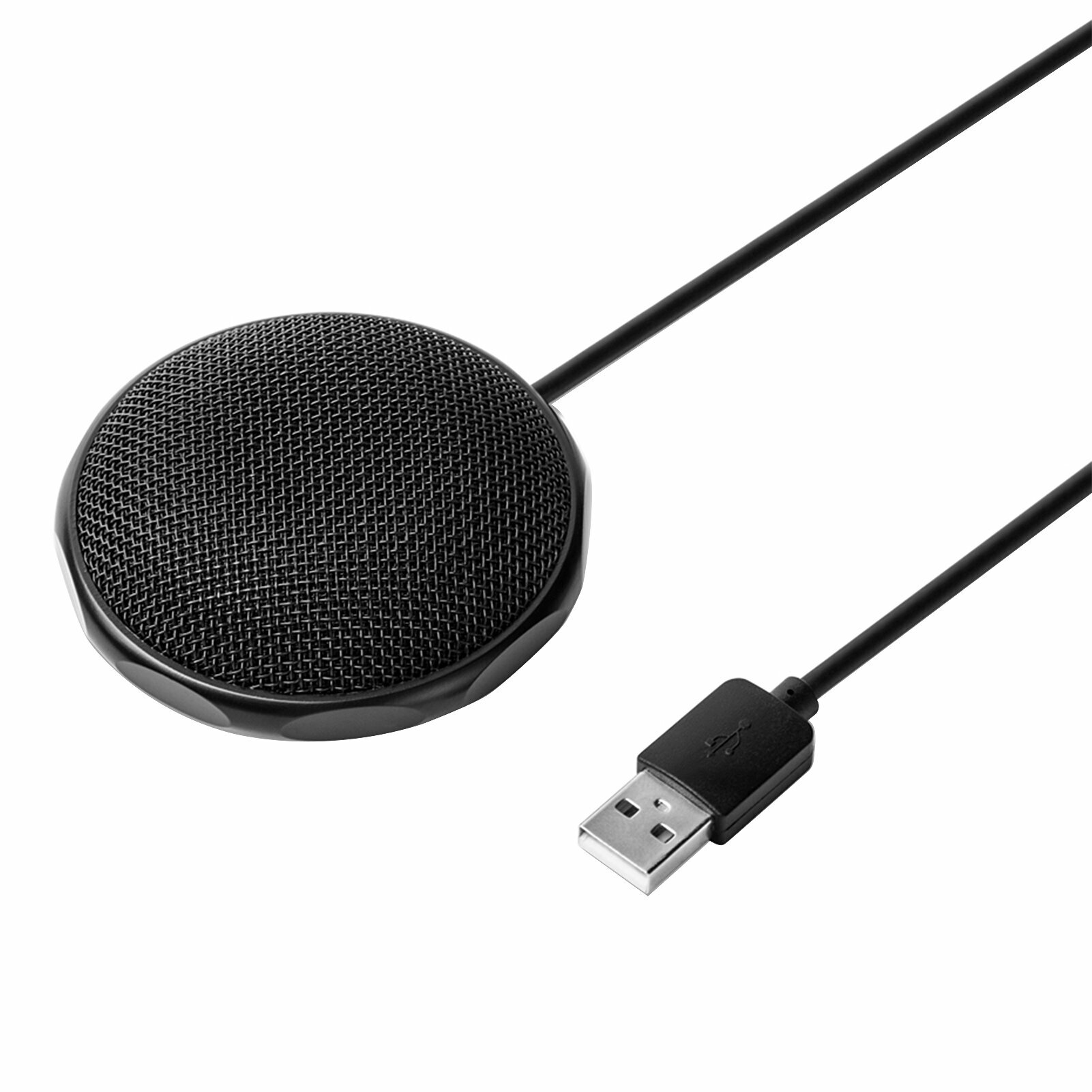 Всенаправленный конденсаторный USB-микрофон, проводной, для деловых встреч и ПК, ноутбука