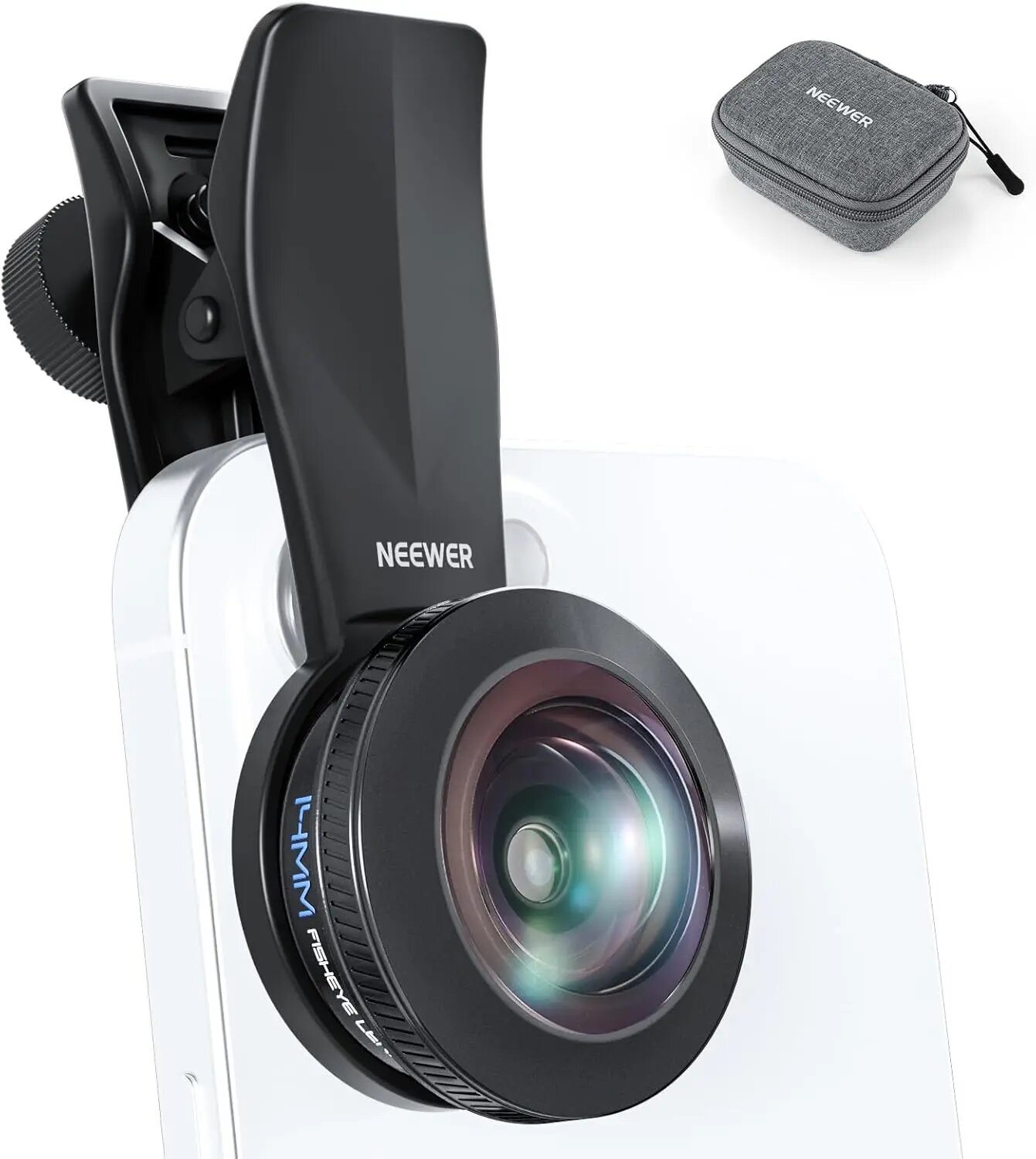 NEEWER 170° Рыбий глаз Объектив 14 мм для iPhone 16 Pro Max Android S25 Ultra