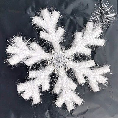 Рождественские украшения снежинка танцевальный реквизит танцевальная пена кулон украшение снежинка 1m 6-полюсная