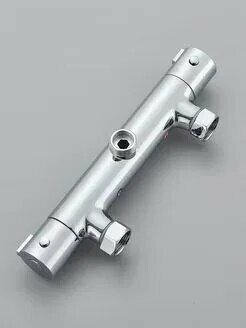 Термостатический смеситель для ванны Двойная ручка / латунь