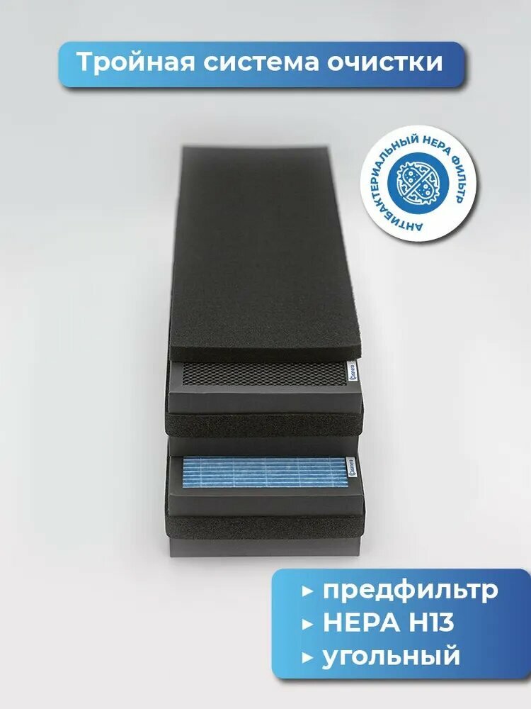 Комплект фильтров для климатической установки 3S, (G4, HEPA H13, AK XXL)