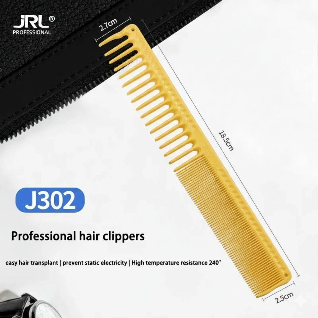 JRL Расческа для продвинутой базовой тонкой стрижки 185мм