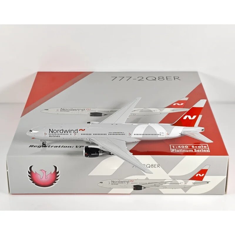 Модель самолета HYINUO Phoenix 1/400 B777-200ER VP-BJJ