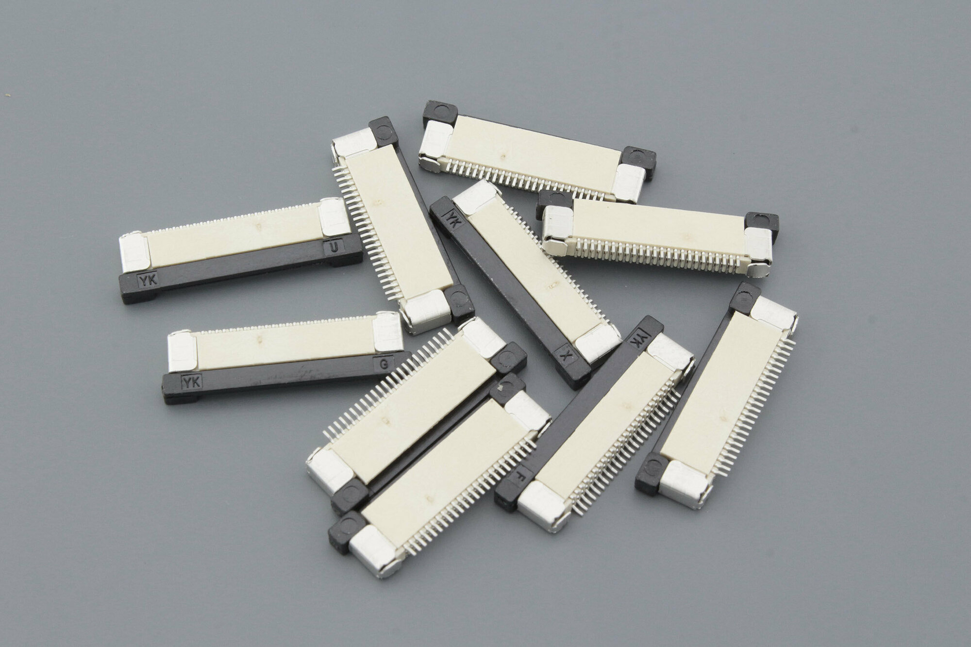 Разъем FPC Half Coverage Bottom Contact 0.5K-BX-24PWB 24 pin высота 2мм шаг 0,5мм 10 шт