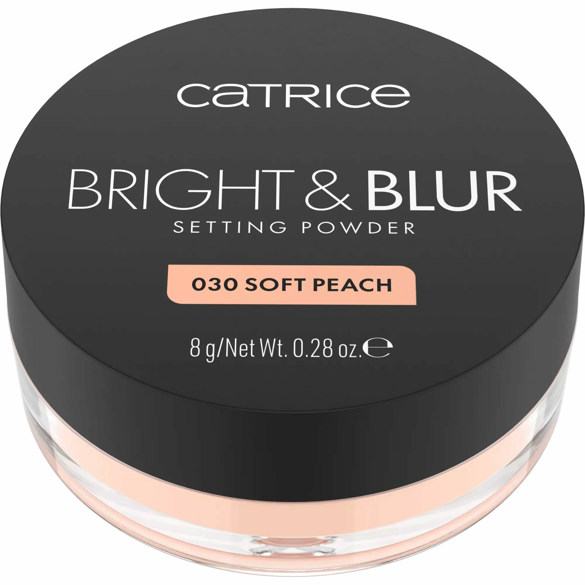 Рассыпчатая Пудра Для Лица CATRICE (Катрис) Bright & Blur Setting Powder - 030 Soft Peach (Нежно-Персиковый)
