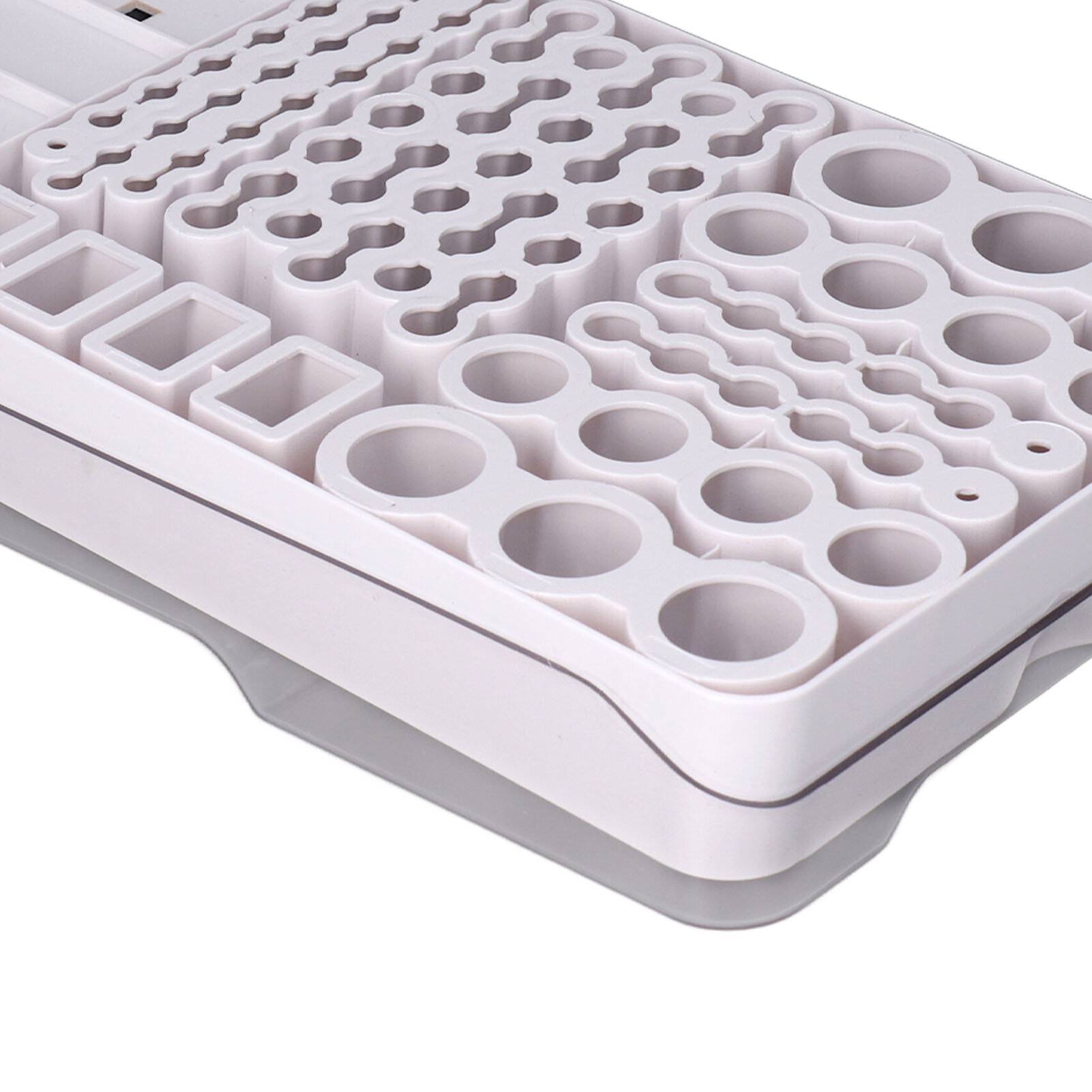 Ящик для хранения аккумулятора. Чехол для переноски аккумулятора с мягкой обивкой и прибором для проверки емкости.