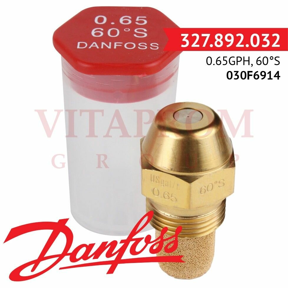 Форсунка Danfoss 0.65GPH, 60S, 030F6914