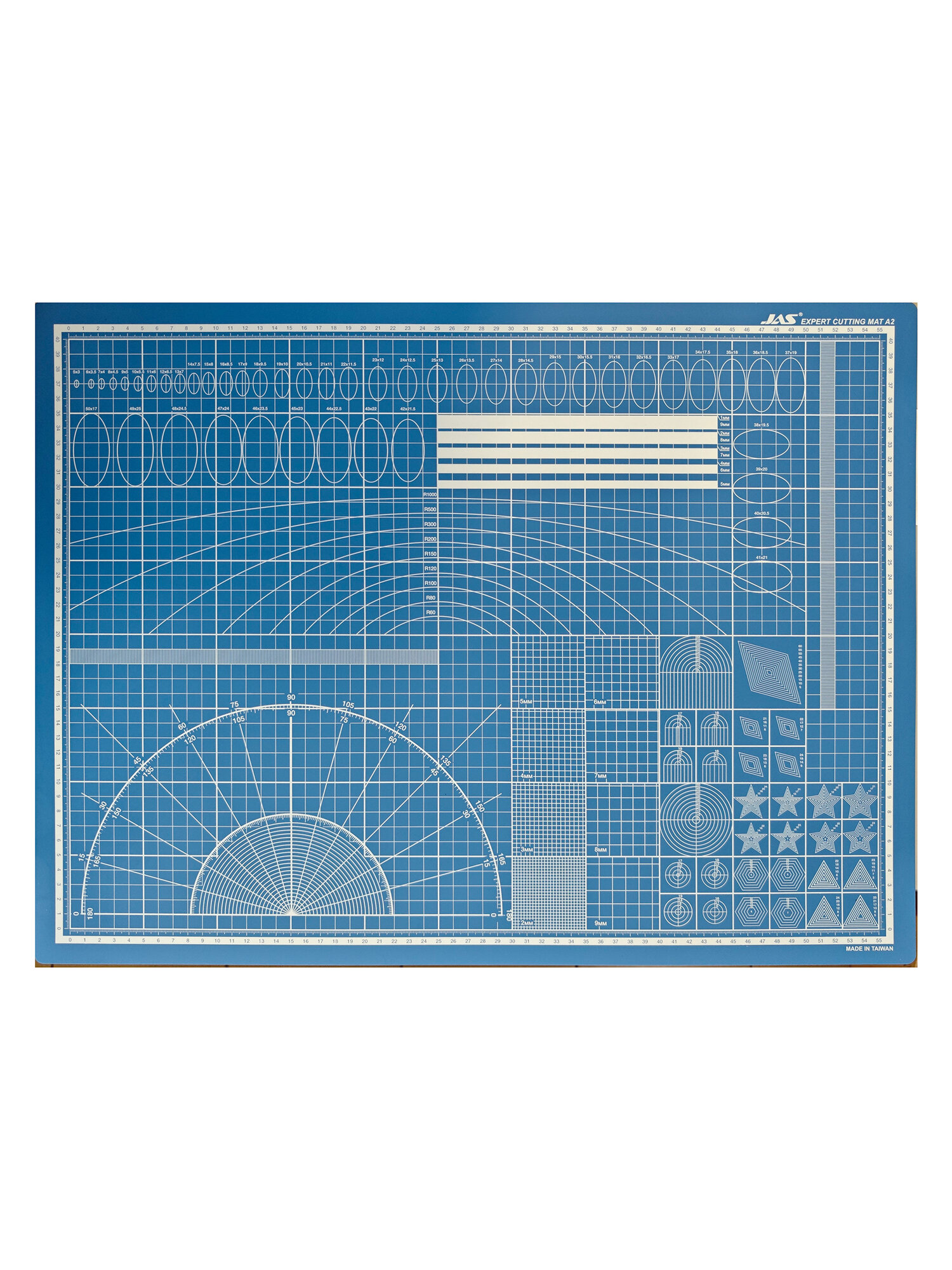 Коврик для резки А2, 450 х 600 мм, самовосстанавливающийся 5-ти слойный, JAS