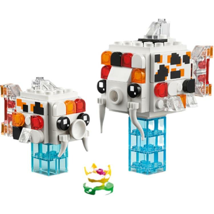 Конструктор LEGO унисекс BrickHeadz 40545 Милые карпы кои, 203 детали
