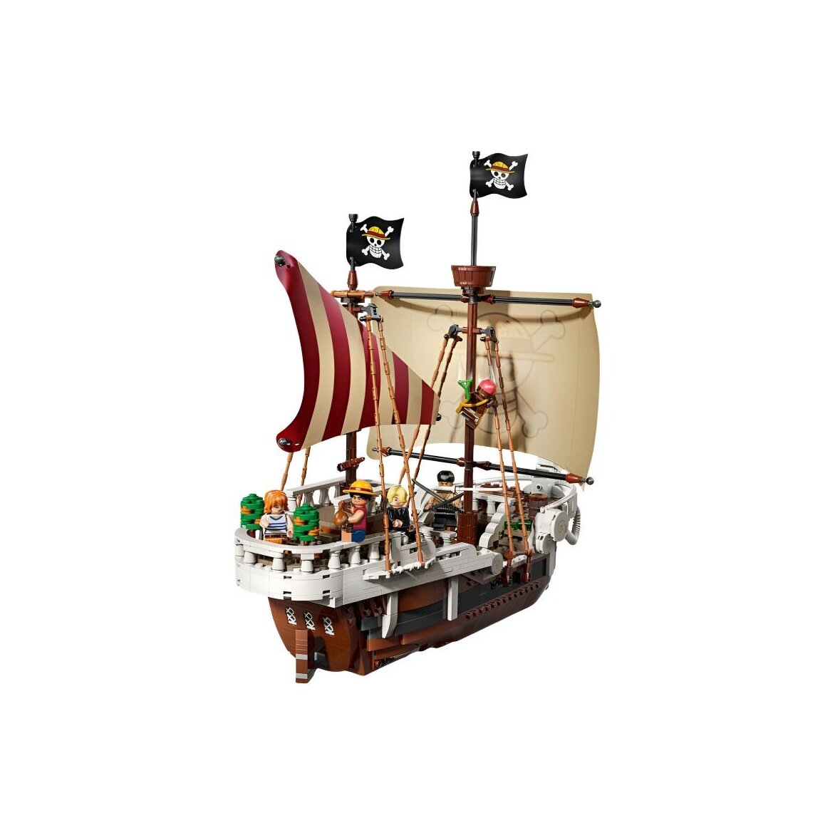 LEGO Манки Д. Луффи Ророноа Зоро Нами Going Merry Усопп Санджи Advance Merry Пиратский корабль Конструкторы 1376 шт null