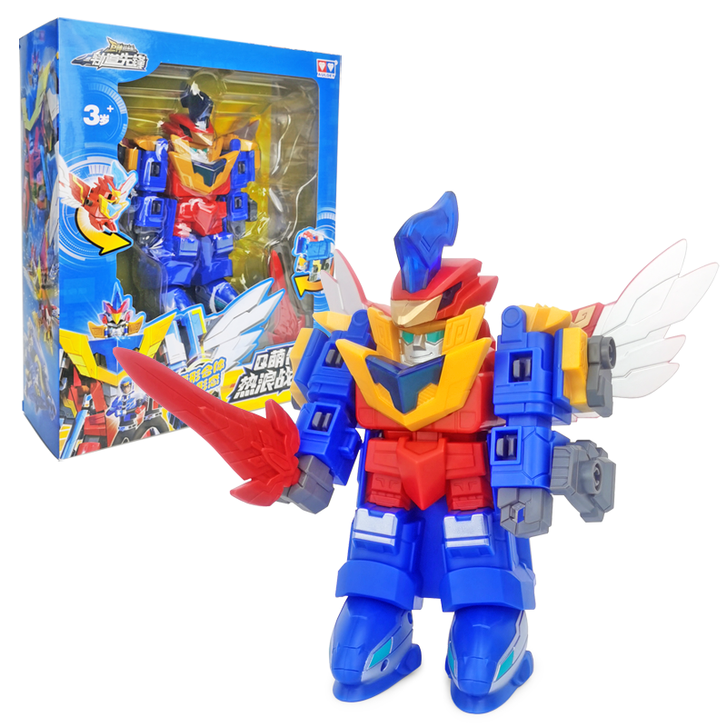 Oudishuangzuan 4-in-1 Трансформирующийся Робот Игрушка-Акционная для Детей - Hot Wave Battle King