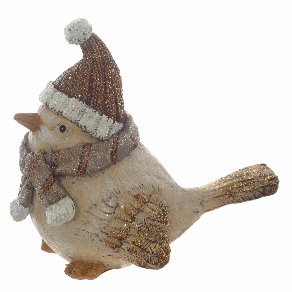 Фигурка декоративная "Птичка", L12 W6 H11 см, 2в.