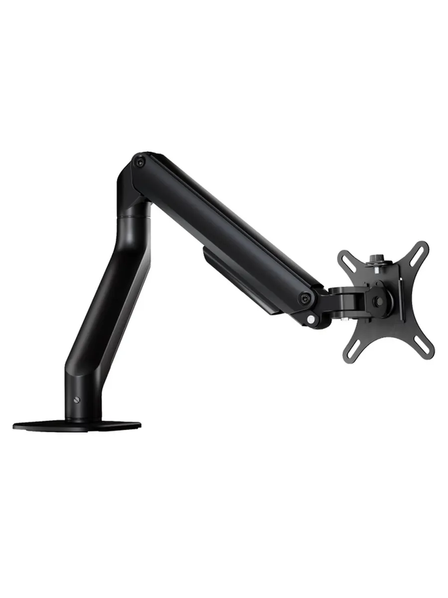 Кронштейн Brateck e350 для монитора, с газлифтом, нагрузка до 9 кг, черный