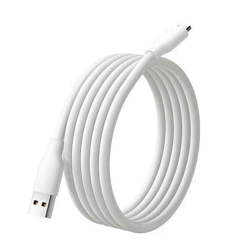 Кабель Xiaomi Magnetic Braided Fast Charging Data Cable 6А 1m USB-A to USB-C (BHR9836CN) white
