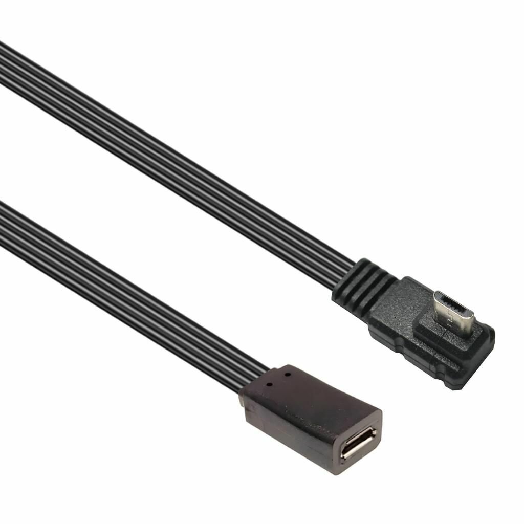 Тонкий USB-кабель для зарядки и передачи данных 480 Мбит/с, 0.5m - От V8RI к V8F