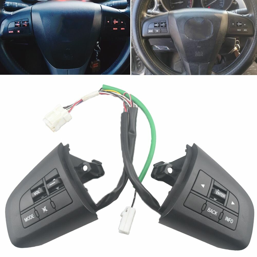Для Mazda 3 BL Mazda CX5 CX-7 2011-2015 Руль кнопка дистанционного управления крейсерским управлением