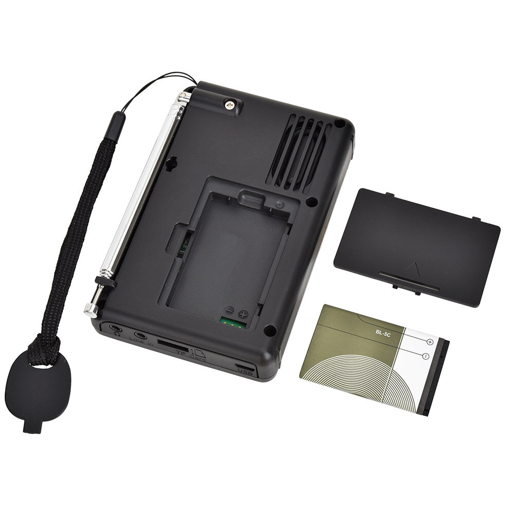 HRD-603 Портативный Радио AM//SW/BT/TF Карманное Радио USB MP3 Цифровой Запись В Поддержку TF Карта Bluetooth, 87-108MHz , 522-1710KHz (9K)/520-1710KHz (10K) AM, 4.75-21.85MHz SW, 32GB Максимальная Память, MP3 WMA Форматы, 2W Выходная Мощность,