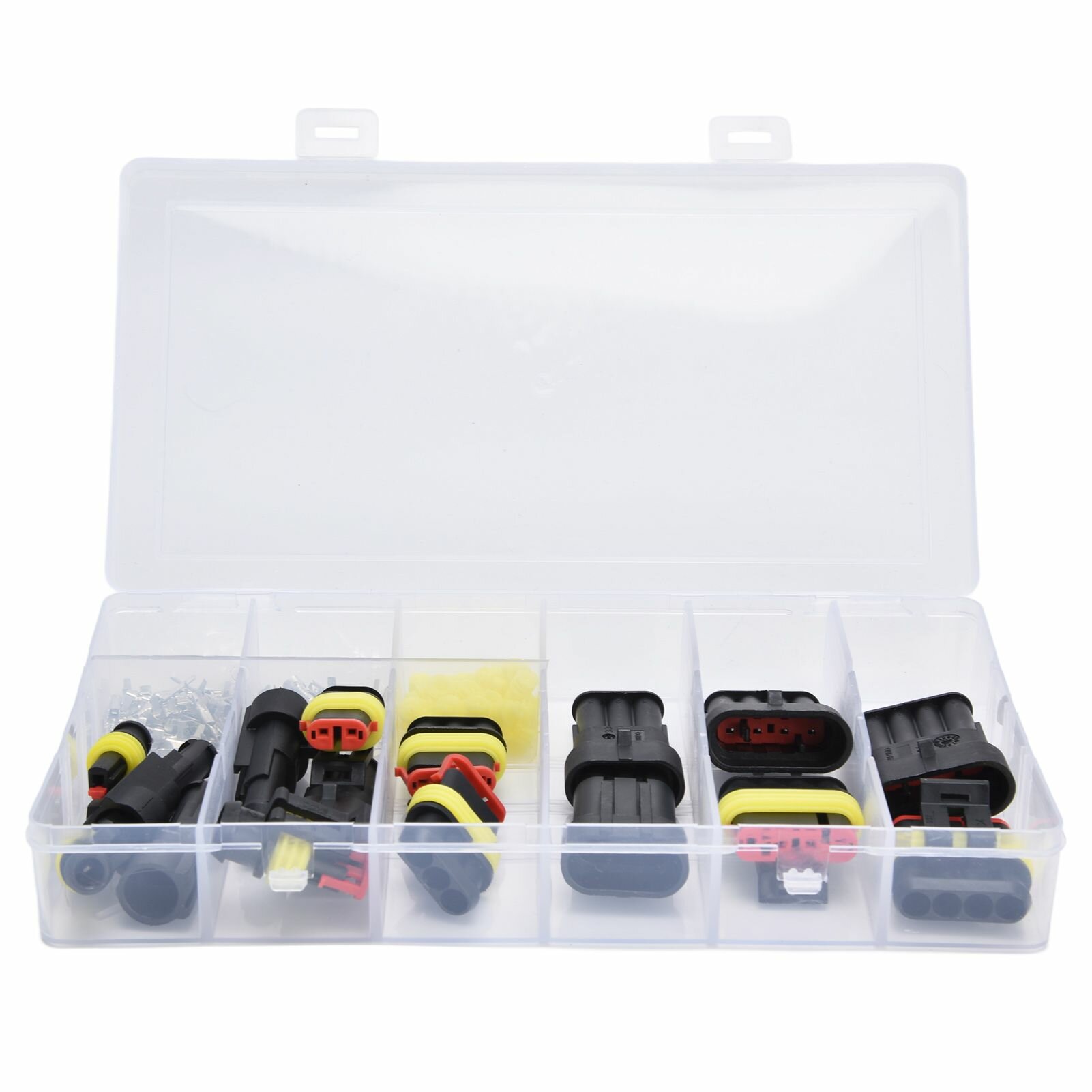 96 шт, комплект разъемов для проводов, автомобильные водонепроницаемые электрические разъемы папа-мама