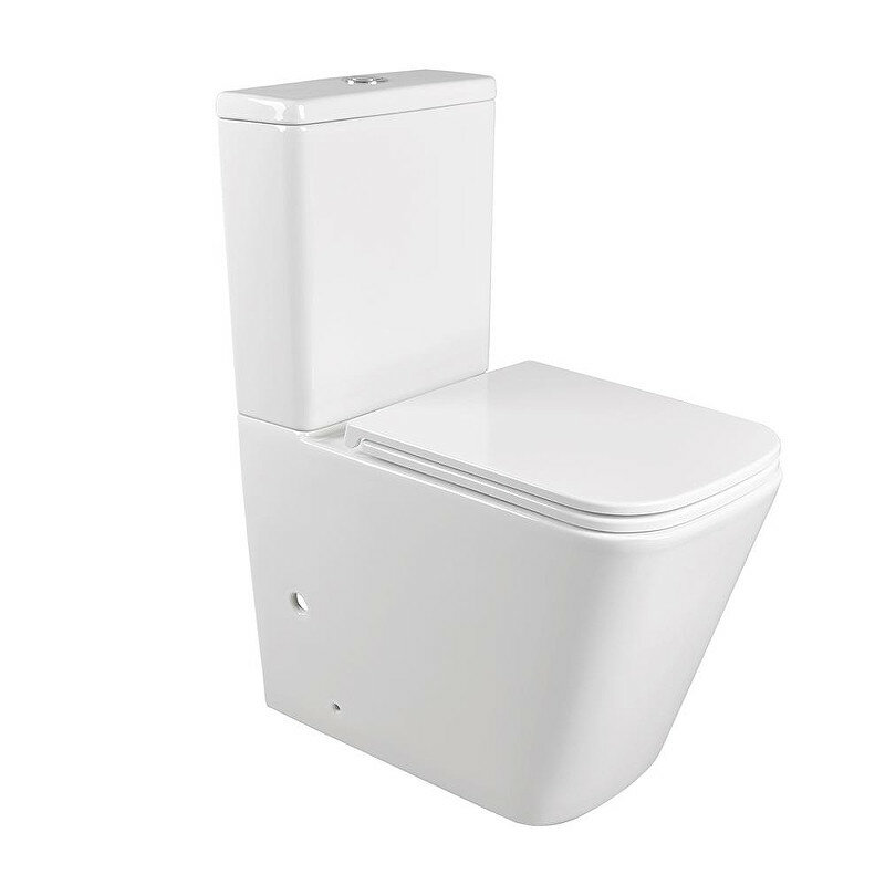 Унитаз компакт Terminus Ватикан 12F61x36W цвет Белый с бачком и сиденьем Микролифт