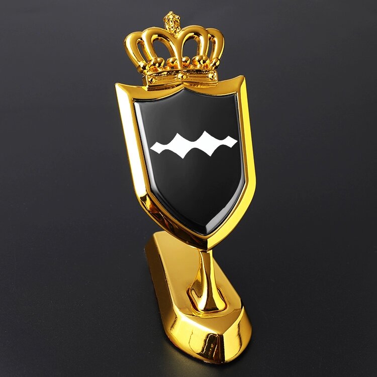 Металлическая 3D-наклейка на решетку радиатора из нержавеющей стали, декоративная, с логотипом автомобиля Equation