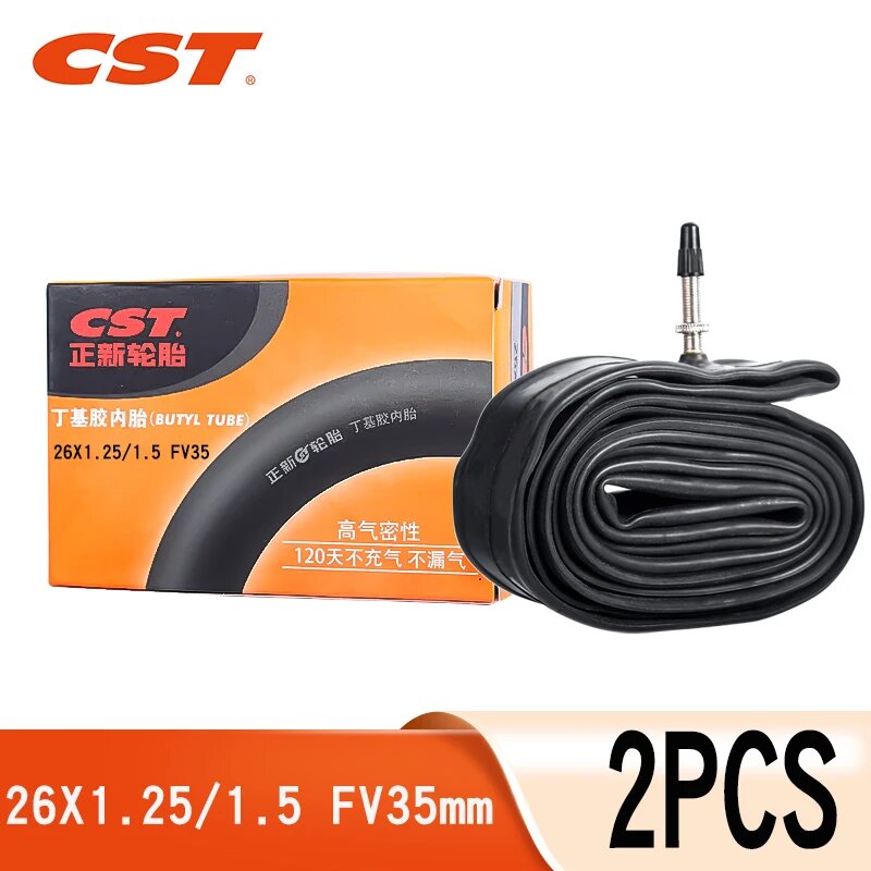 CST шины для горных велосипедов 26 дюймов 2 шт. 26X1.25-1.5 FV35mm