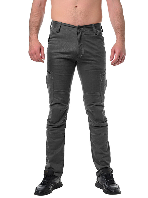 Starks Мужские мотоциклетные джинсы Python TACTIC NS серого цвета, размер 30