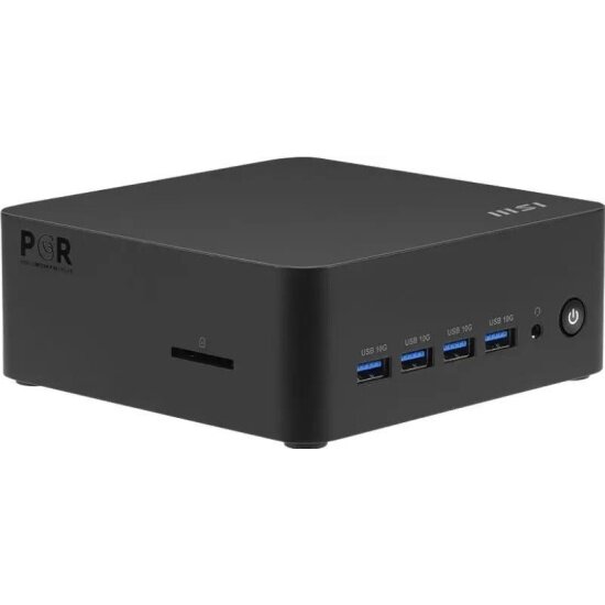 Неттоп Msi Cubi Z AI 8M-008XRU (Ryzen 5 8645HS 4.3 ГГц, 16 Гб, SSD 512 Гб, Radeon 760M, NoOS)