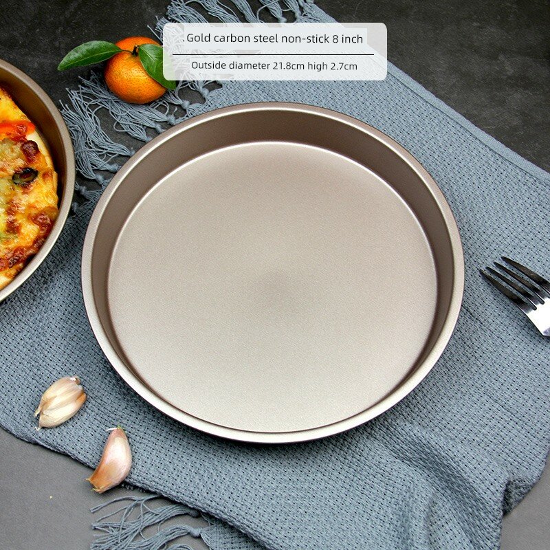 6/8/9inch глубокая форма для выпечки пиццы с антипригарным покрытием, форма для выпечки пиццы из углеродистой стали,