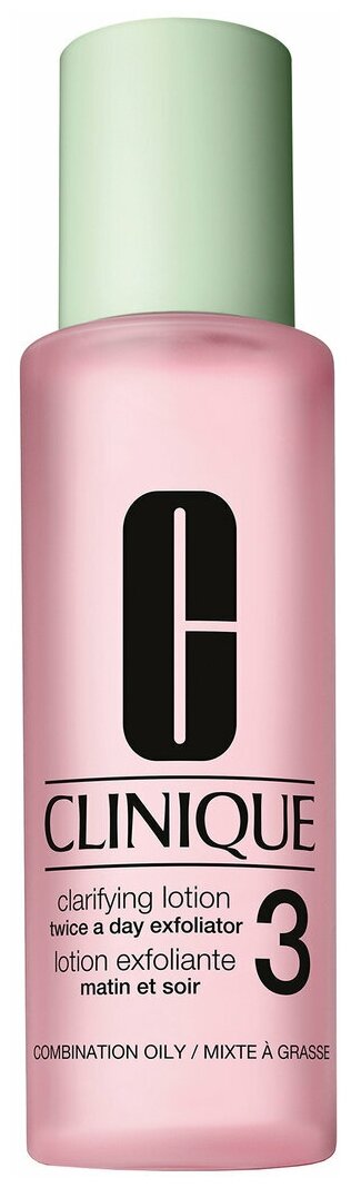Clinique Clarifying Lotion 3 - Отшелушивающий лосьон для лица с салициловой кислотой, 100 мл.