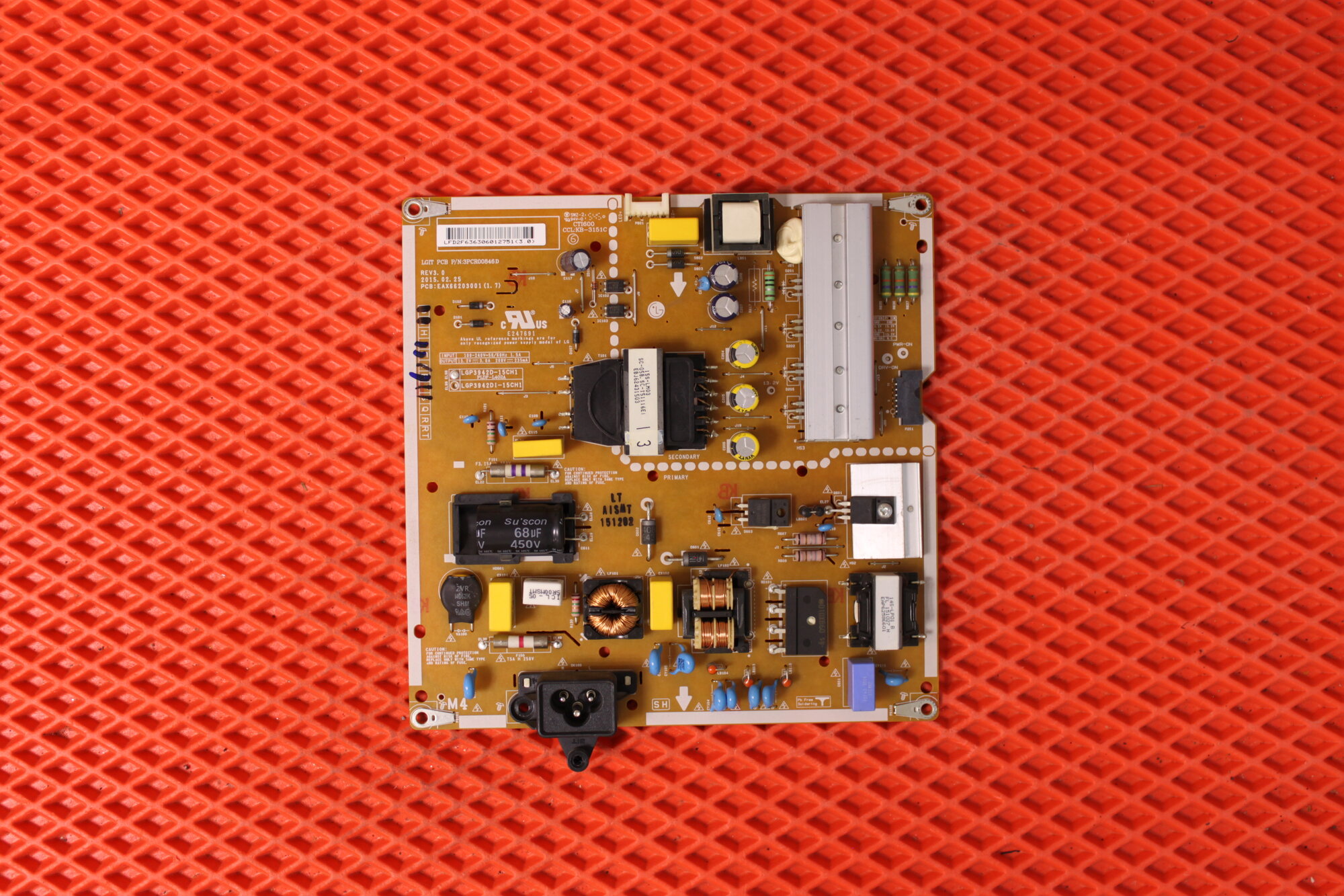 Блок питания (PSU) EAX66203001 (1.7) для телевизора LG 42LF562V в надёжной упаковке