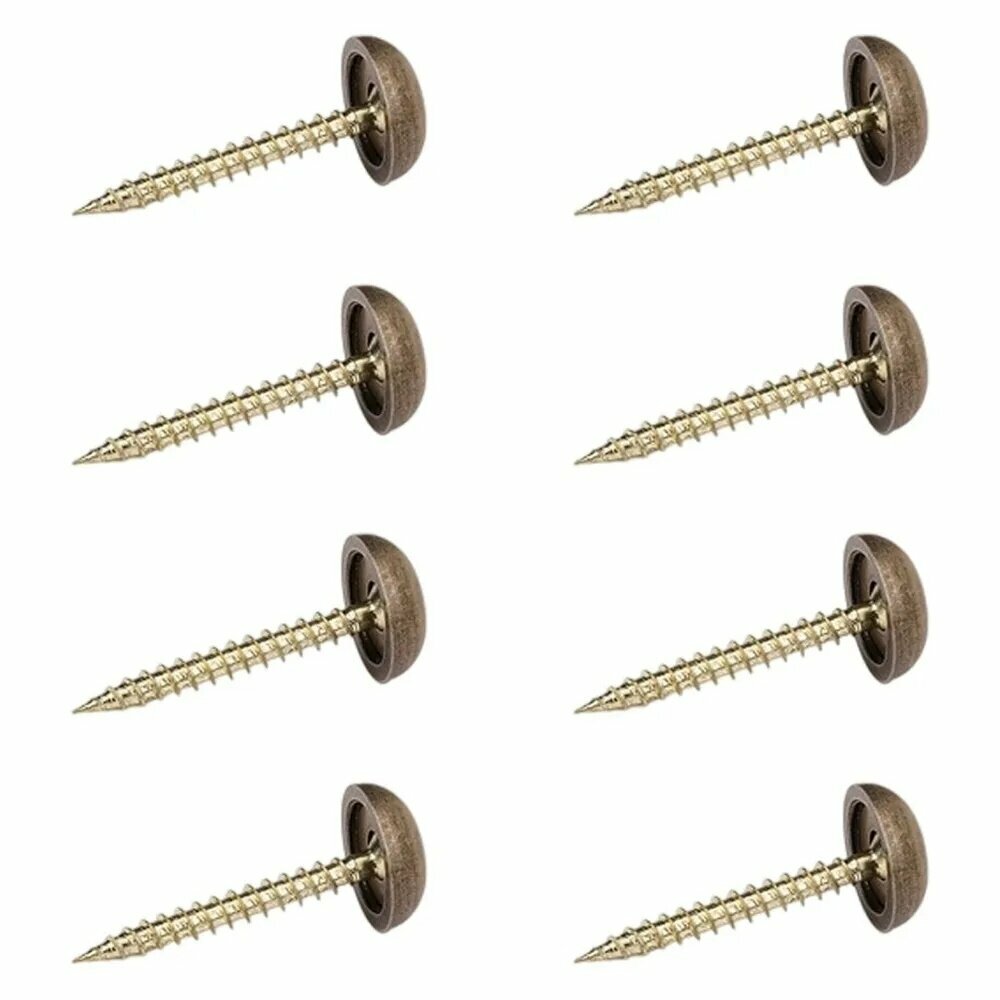 Набор винтов для крепления зеркала с декоративными колпачками