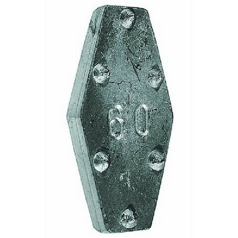 Грузило свинцовое SALMO плоское с зацепом (30гр;1шт в уп.)