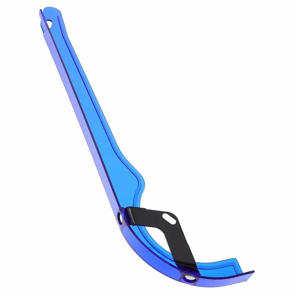 Синий пластиковый защитный кожух цепи велосипеда для защиты от масла и загрязнений