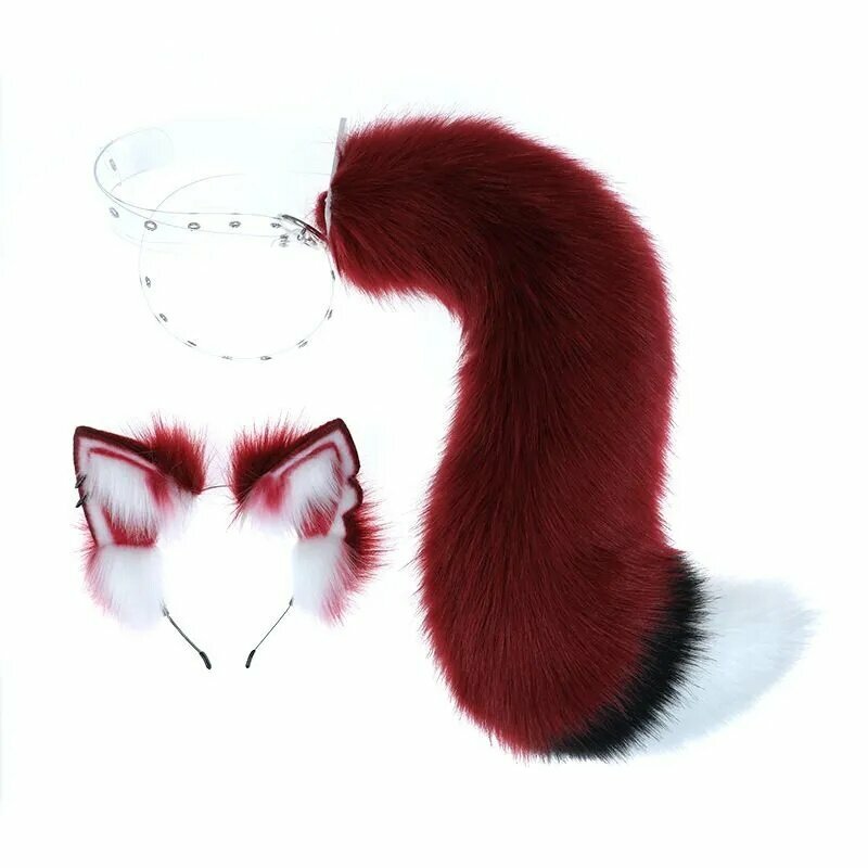 Ушки лисы и хвост, ушки кошки, cosplay