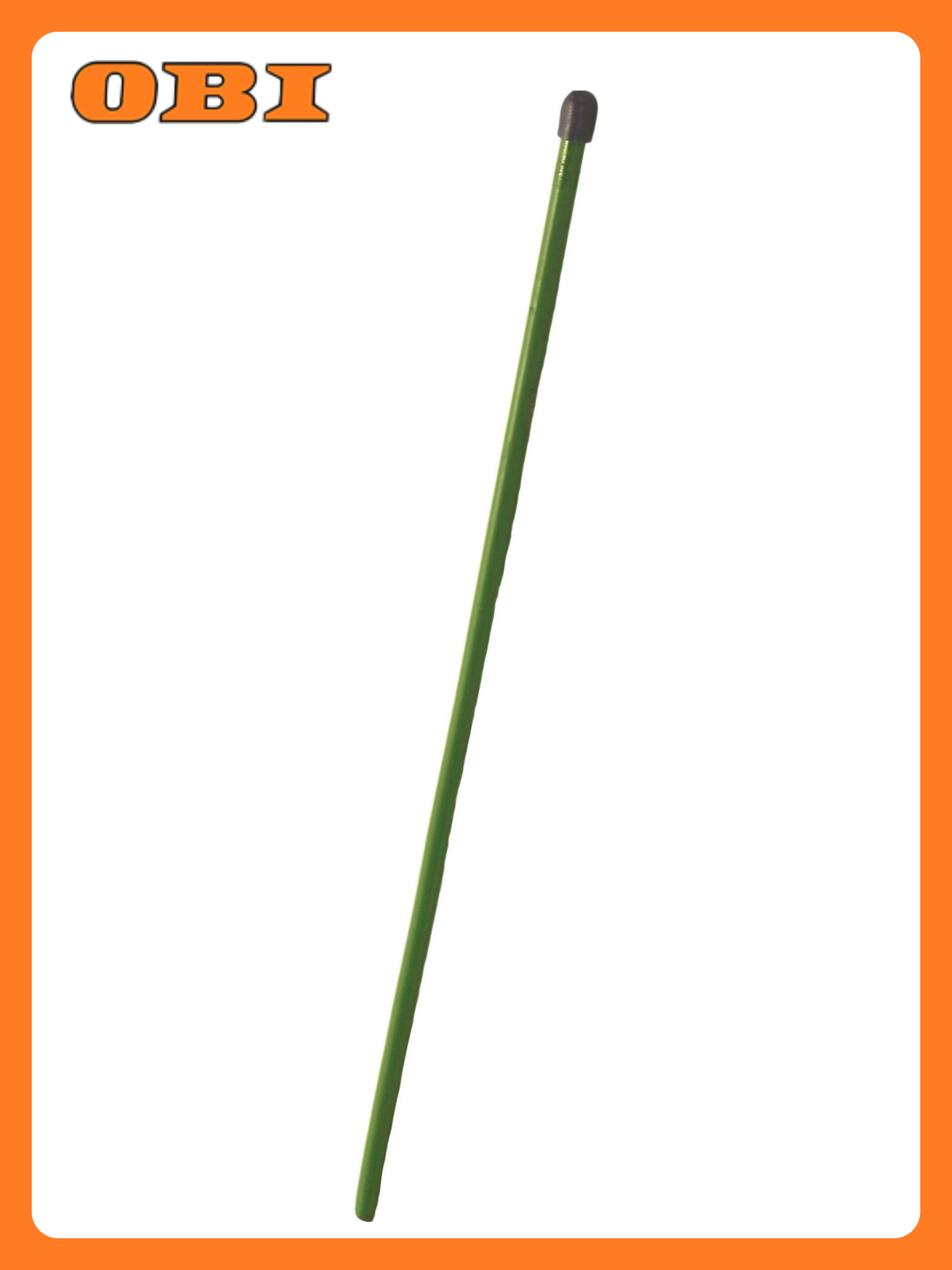 Колышек конус Клевер-С ПВХ 10х73х10 см зеленый