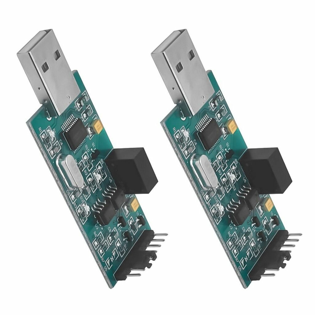 2 модуля изоляции оптронов с высокоскоростной изоляцией от последовательного порта USB к TTL CH340T