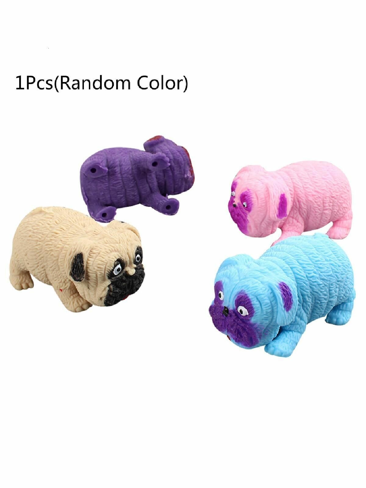 Игрушка антистресс, Игрушка Для декомпрессии Мопса Лала Ле (случайный цвет)