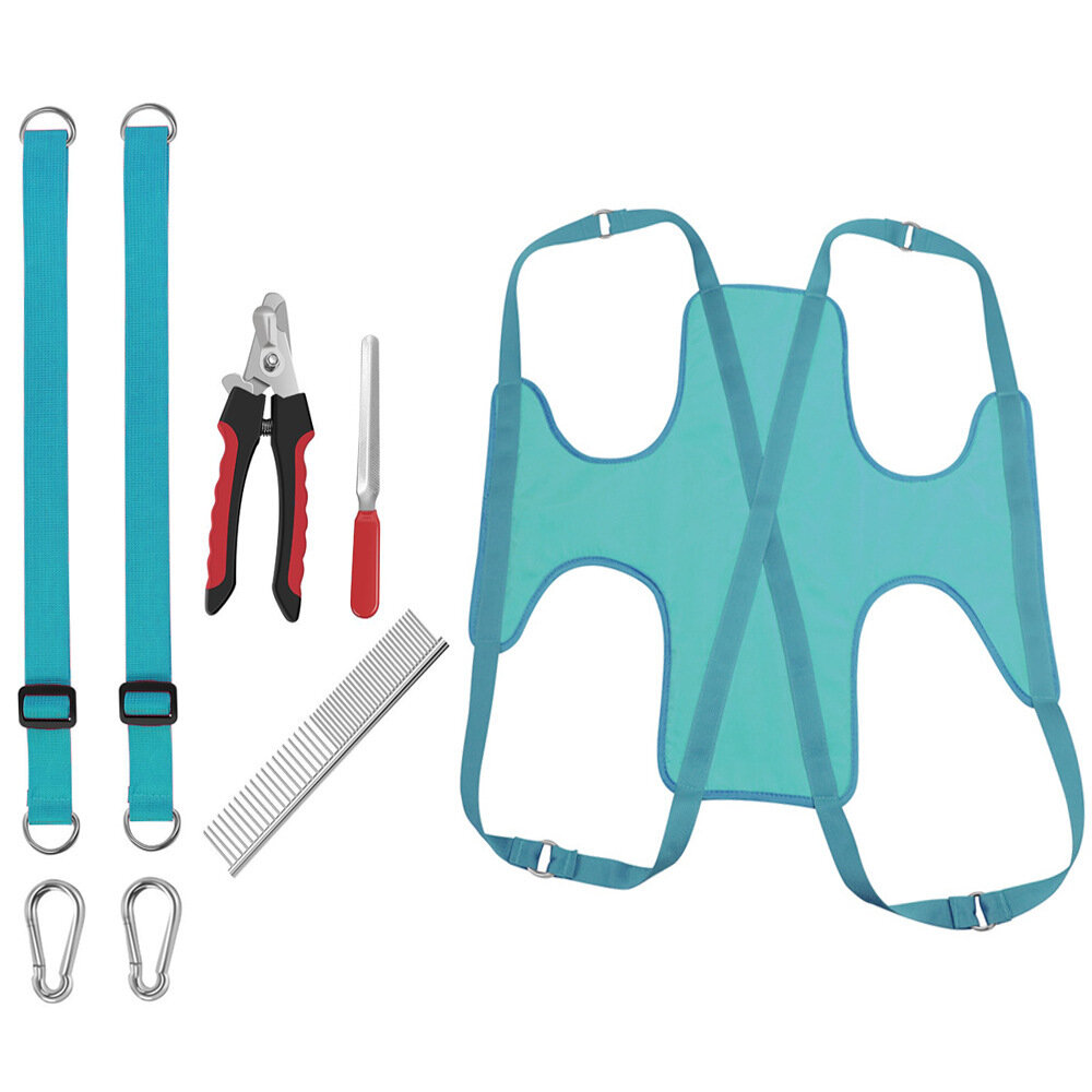 Гамак для кошек и собак, подвесной гамак для ухода за ногтями, против царапин, для маленьких и средних кошек и собак,