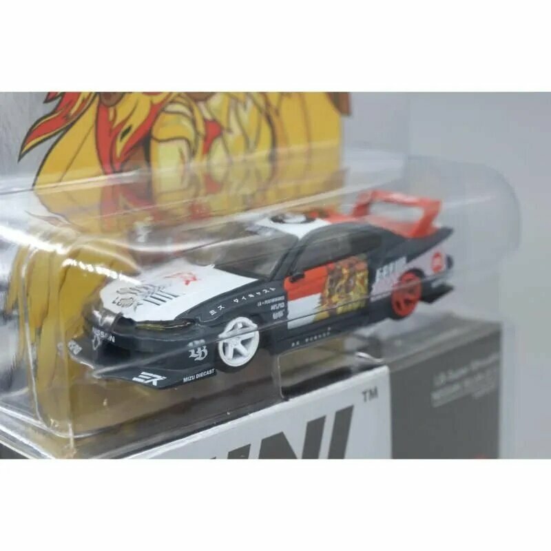 Mini GT #652 1:64 Nissan LB-Super Slihouette Silvia S15 Rocket Bunny GARUDA Легковая модель автомобиля