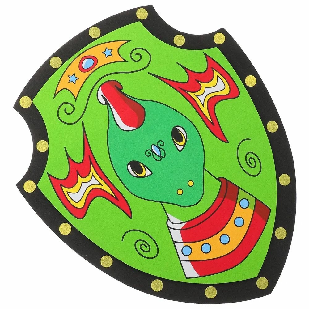 Детский Щит Средневекового Воина, Изготовленный Из Пены, Легкий И Мягкий, Отлично Подходит Для Косплея И Игр В Роли, 1 Упаковка