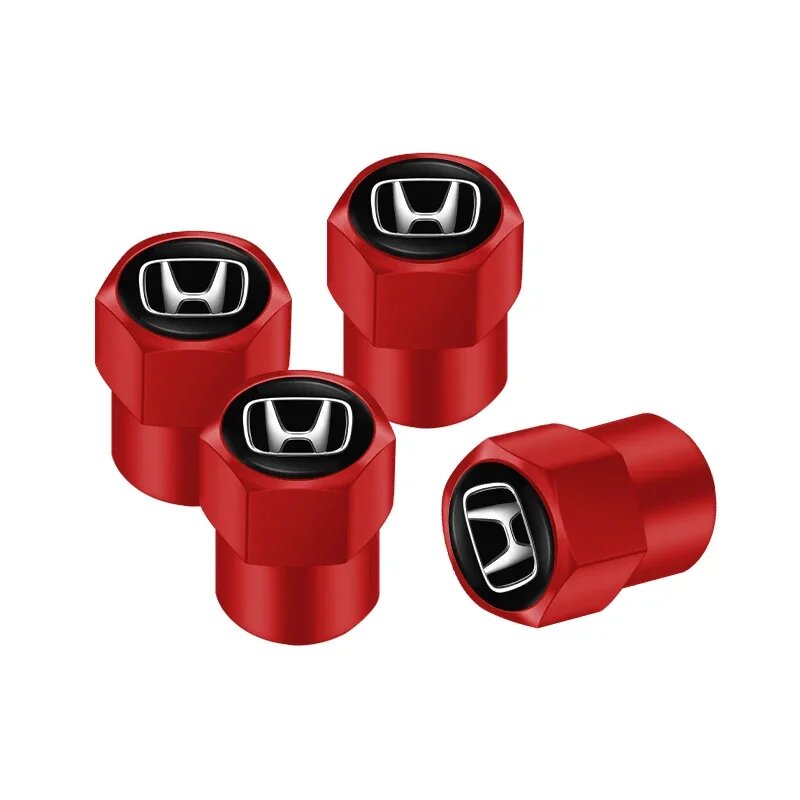 Крышки клапанов для шин Honda, 4 шт, Red