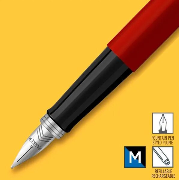 Ручка перьев. Parker Jotter Originals F60 Red CT M ст. нерж. CW2096872