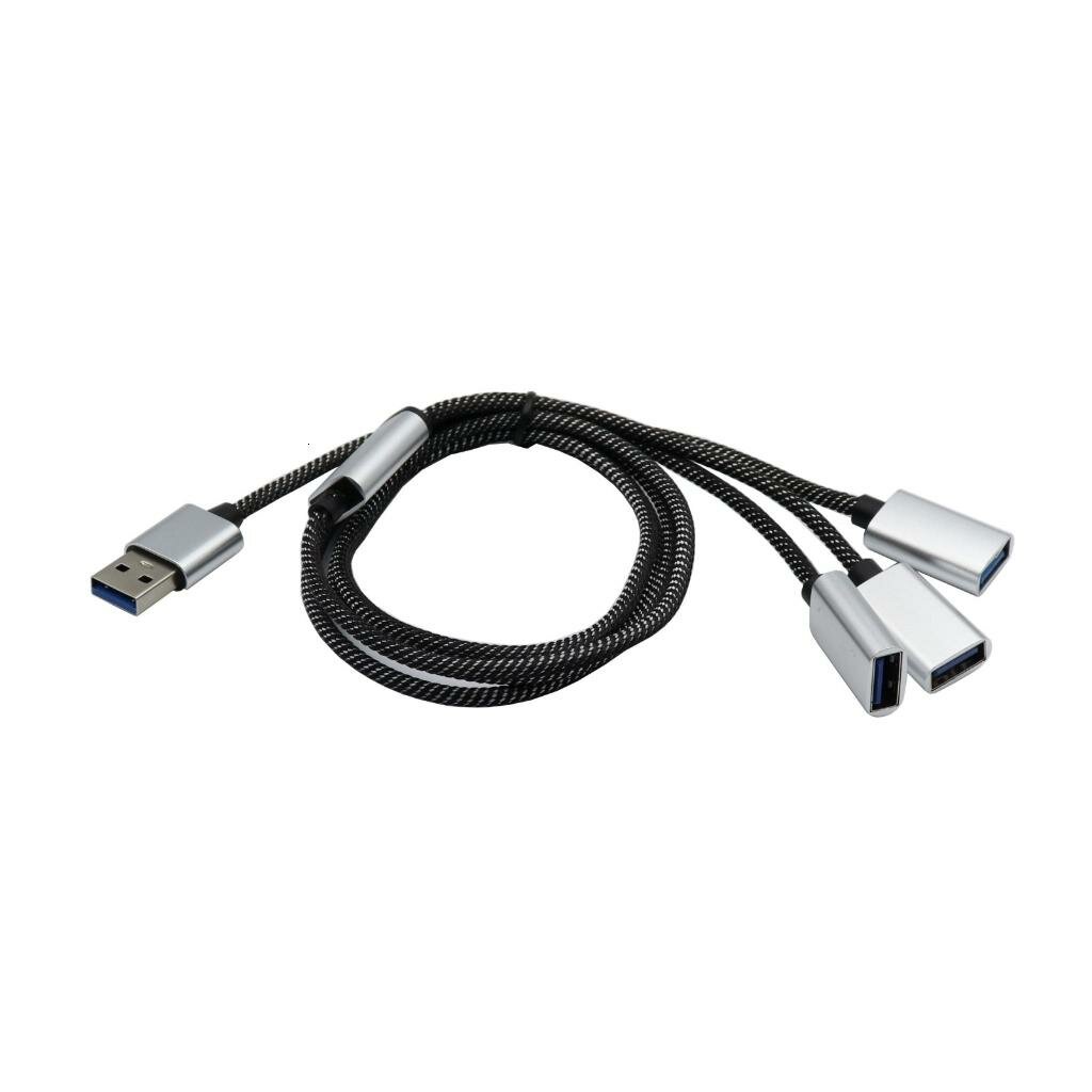 USB-OTG разветвитель на 3/2 порта, 50cm - Один на троих