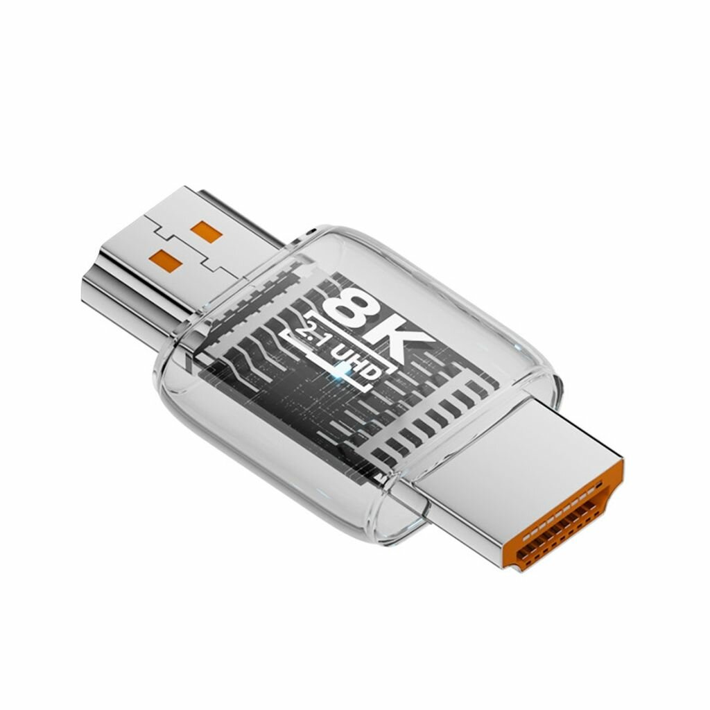 Разъем HDMI "от женщины к мужчине"-прозрачный-179T